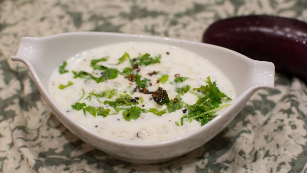 Sutta-Badanekayi-Mosaru-Bajji-Roasted-Eggplant-in-Yogurt - Swayampaaka ...