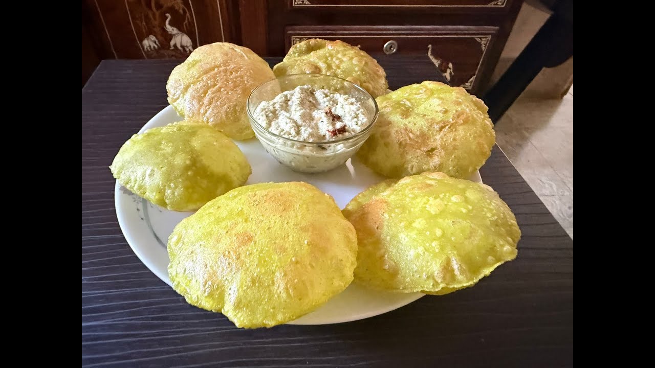 Akki Masala Poori | Crispy Rice Flour Breakfast Poori - Swayampaaka ...
